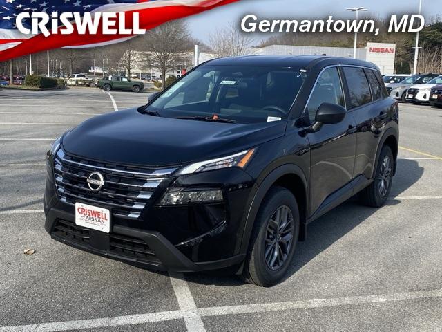 New 2025 Black Nissan AWD S Rogue for Sale in Montgomery County Maryland VIN 5N1BT3AB0SC673711